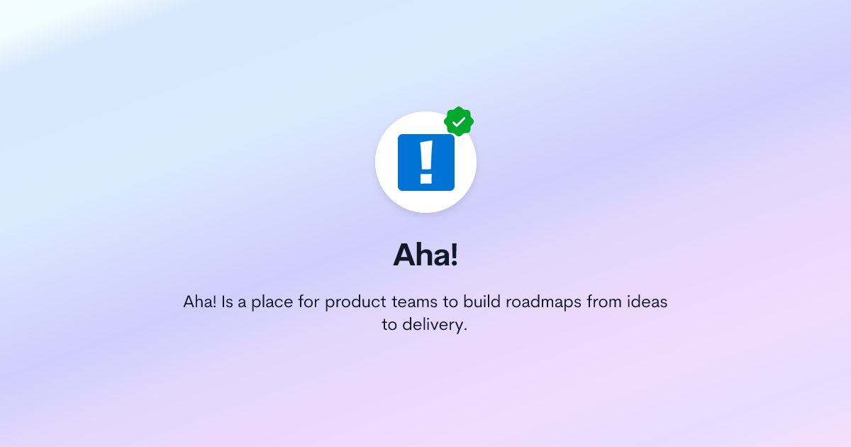 Aha: Top Features, Pricing & User Reviews