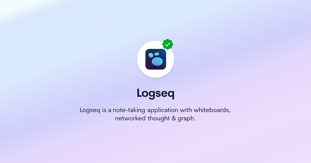 Logseq: Top Features, Pricing & User Reviews