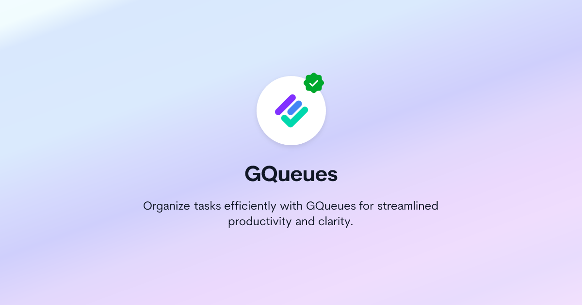 GQueues Review: Top Features, Pricing & User Reviews