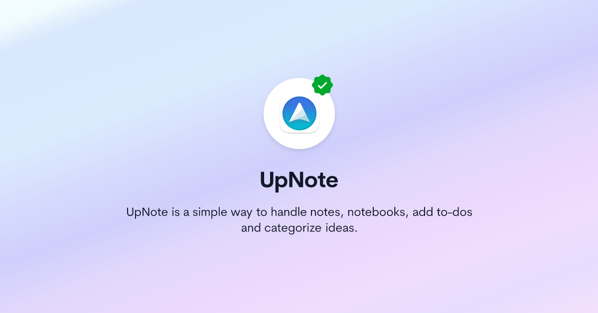 UpNote: Top Features, Pricing & User Reviews
